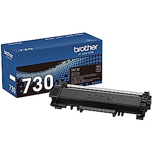 Brother Genuine Standard Yield Toner Cartridge, TN730, Replacement Black Toner, Page Yield Up To 1,200 Pages, Amazon Dash Replenishment Cartridge,1 Pack