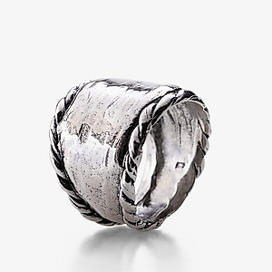 Joolala Sterling Silver Women’s Ring – 925 Silver Rings for Women – Elegant and Stylish Design – Various Models – Gorgeous Oxidized Finish – Ideal Promise Ring, Anniversary (8)