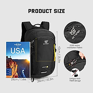 SKYSPER Small Hiking Backpack, 20L Lightweight Travel Backpacks Waterproof Hiking Daypack for Women Men