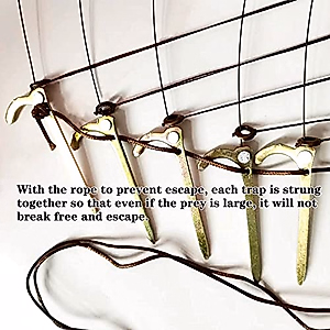 Professional Bird Trap for Chicken, Pheasant，Wild Duck, Partridge Mallard and Other Medium-Sized Birds Tying Birds' feet Won't Hurt Them