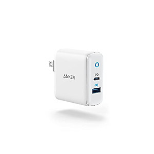 USB C Charger, Anker 32W 2 Port Charger with 20W USB C Power Adapter, PowerPort PD 2 with Foldable Plug for iPad/iPad Mini, for iPhone 14/14 Plus/14 Pro/14 Pro Max/13, Pixel, Galaxy, and More