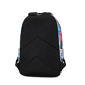 Wadirum Girl Casual Laptop Backpack Lightweight Bookbag for Women Cat