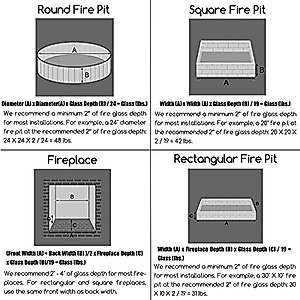 Utheer Fire Pit Rock for Fireplace, 1/2 Inch Black Reflective Fire Glass for Propane Fire Pit, Fire Pit Glass Rocks Safe for Outdoors and Indoors Gas Fire Pit, 10 lbs