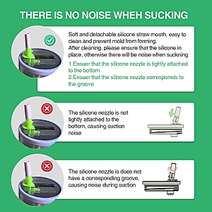 2 Pack 40 oz Tumbler Flip Straw Lid Replacement fit Only for Stanley Quencher, Spill Proof Splash Resistant Tumbler Lids for Stanley, Silicone Nozzle PCTG material (Black & Cream white)