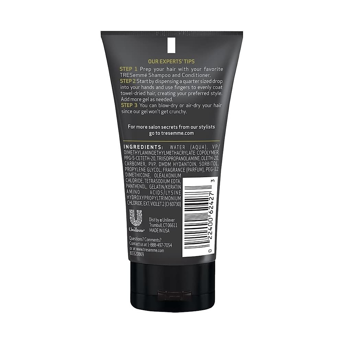 TRESemme TRES Gel, TRES Clean Hold, Firm Control, 2 oz. ~ 2 Pack~