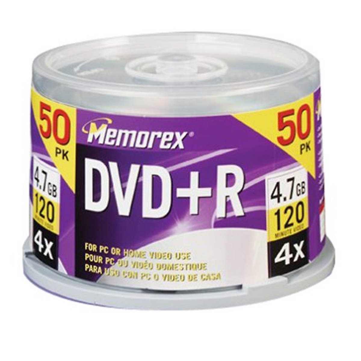 Memorex 4.7GB 4X DVD+R 4.7GB (50-Pack Spindle)