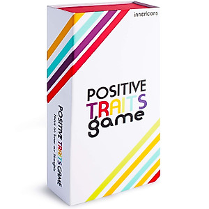 Positive Trait Therapy Games: Social Skills Games that Teaches Social Work Therapy for Kids, Teens and Adults Effective for Self Care, 115 Play Therapy Cards, Counseling game for teachers and families