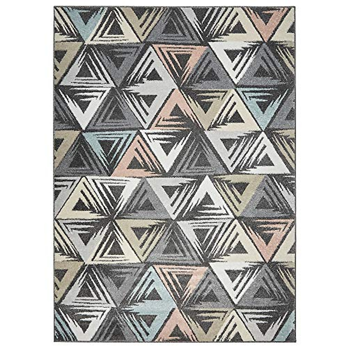 Home Dynamix Area Rug, 5 ft 2 in x 7 ft 2 in, Gray/Ivory