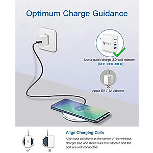 PHONIL 15W Wireless Charger Fast Charging Pad Slim for Galaxy Z Flip 3 and Z Fold 3 5G Phones, Quick Charge White Compatible with Samsung Galaxy Z Flip3 5G and Z Fold3 5G Models, PH-PH20862W4E-60