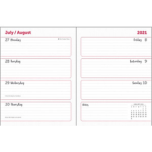 2021 Weekly To-Go 7.5x9.75 Wire-o Watermelons Plastic