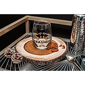 Raccoon "Trashed" Stemless Wine Glass | Holds 20 Ounces