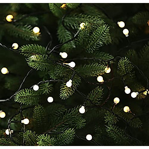 Solar String Lights Outdoor Waterproof - 66 Ft 120 LED Patio Globe Light Waterproof Solar Powered for Christmas Decor Garden Gazebo