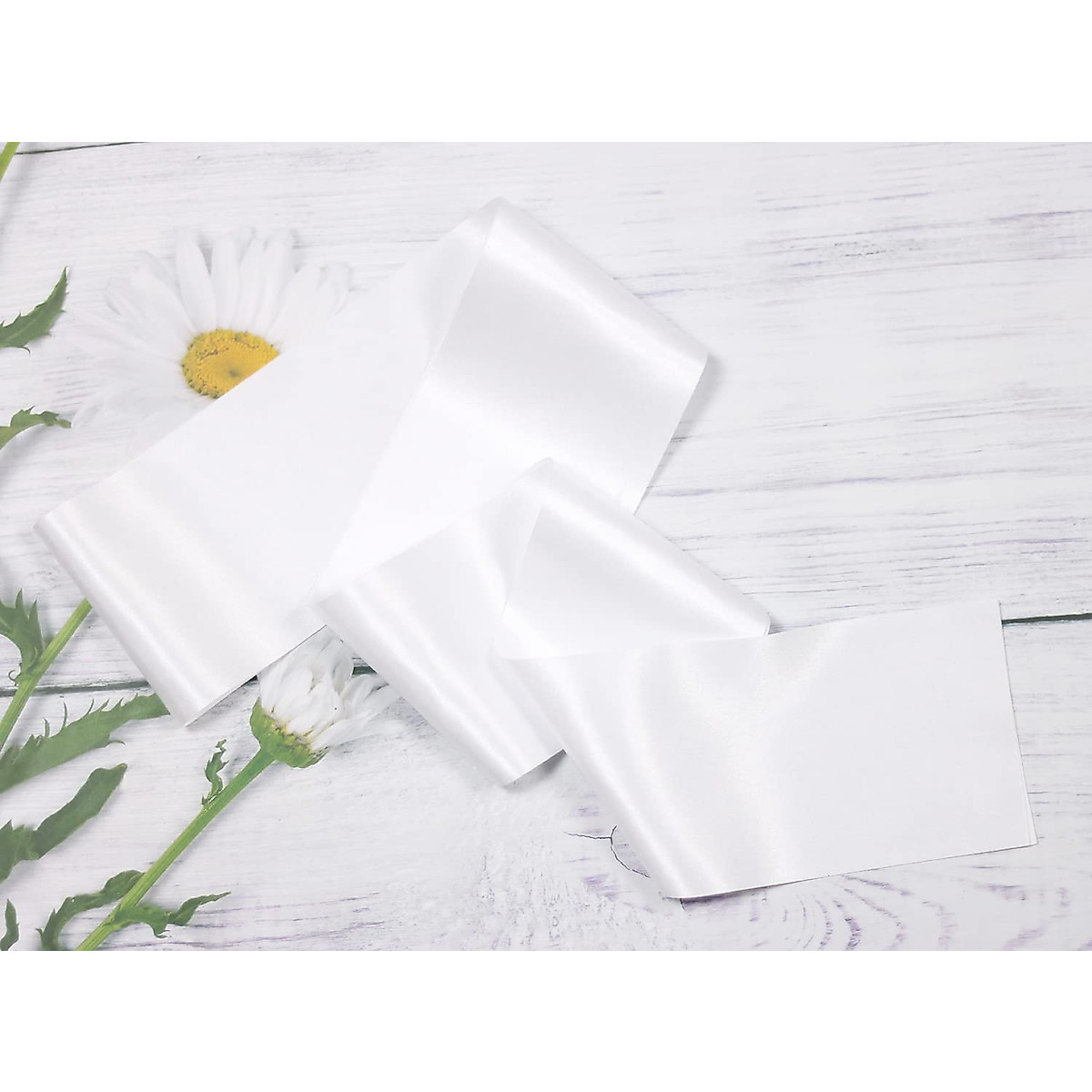 4 Pack White Blank Sashes,Plain Satin Sash for Pageants,Senior Sash,Custom Sash,DIY Personalized Sash for Prom,Birthday Party Decorations.