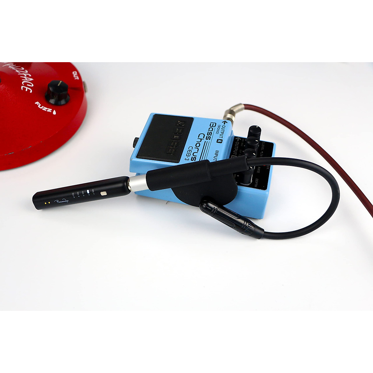 BrianFay Wireless Lollipop Extension Cable Kit 1/4" Mono Male to Female Suitable for Guitar Bass Amp Pedal