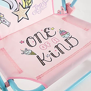 Idea Nuova Kids Outdoor Beach Chair with Umbrella, JoJo Siwa