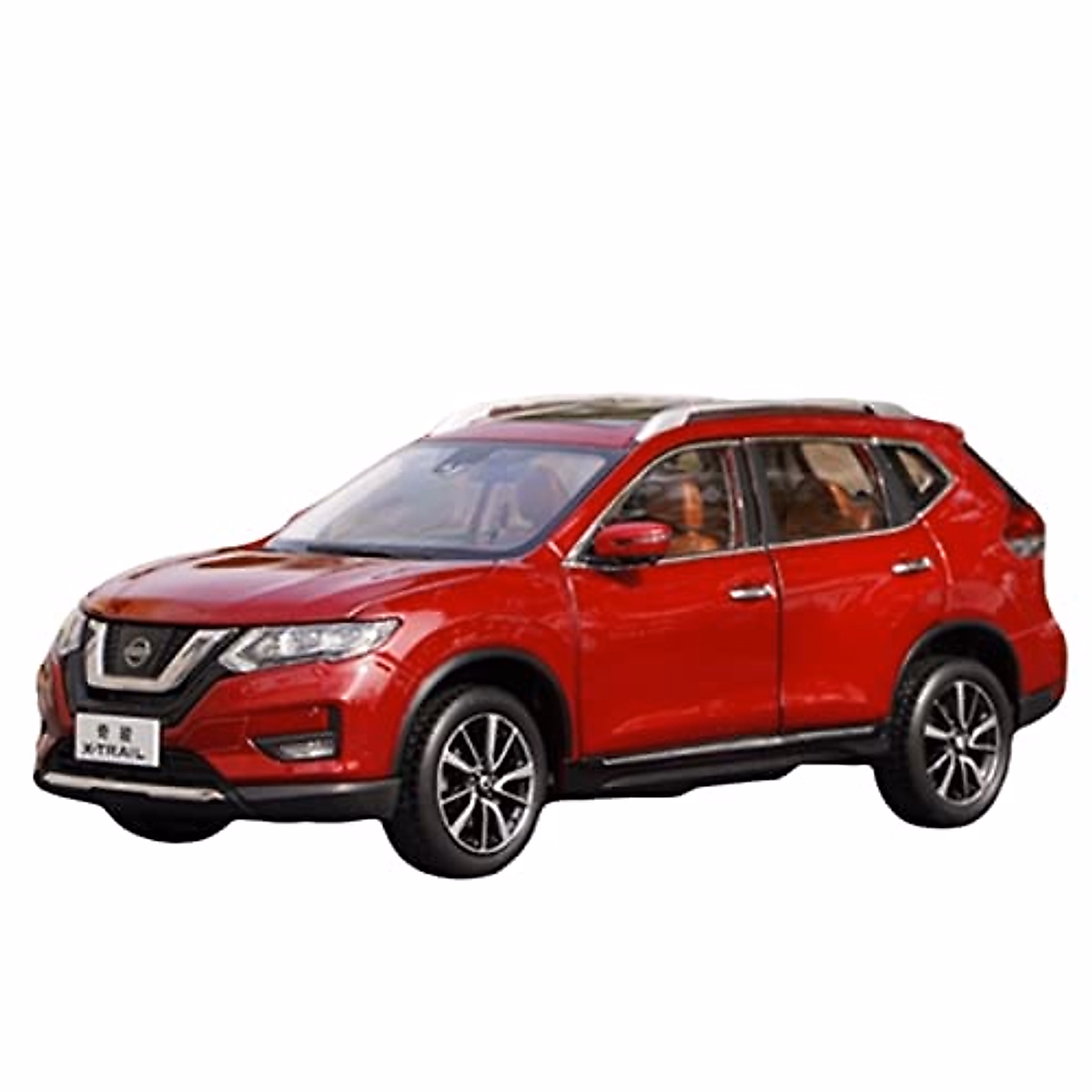 Models Vehicle Replica Car 1 18 Fit for Nissan X-Trail SUV Simulation Model Car Metal Diecast Minicar Scale Model Collectibles Souvenir Collectible Gift 2023 2024 (Color : Red)