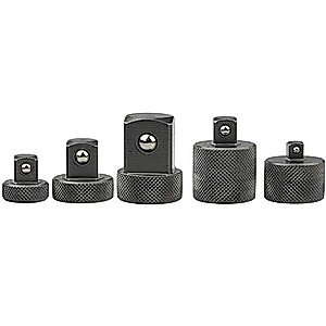 KAIFNT K351 Low Profile Impact Socket Adapter and Reducer Set, Chrome-Moly Steel, 5-Piece