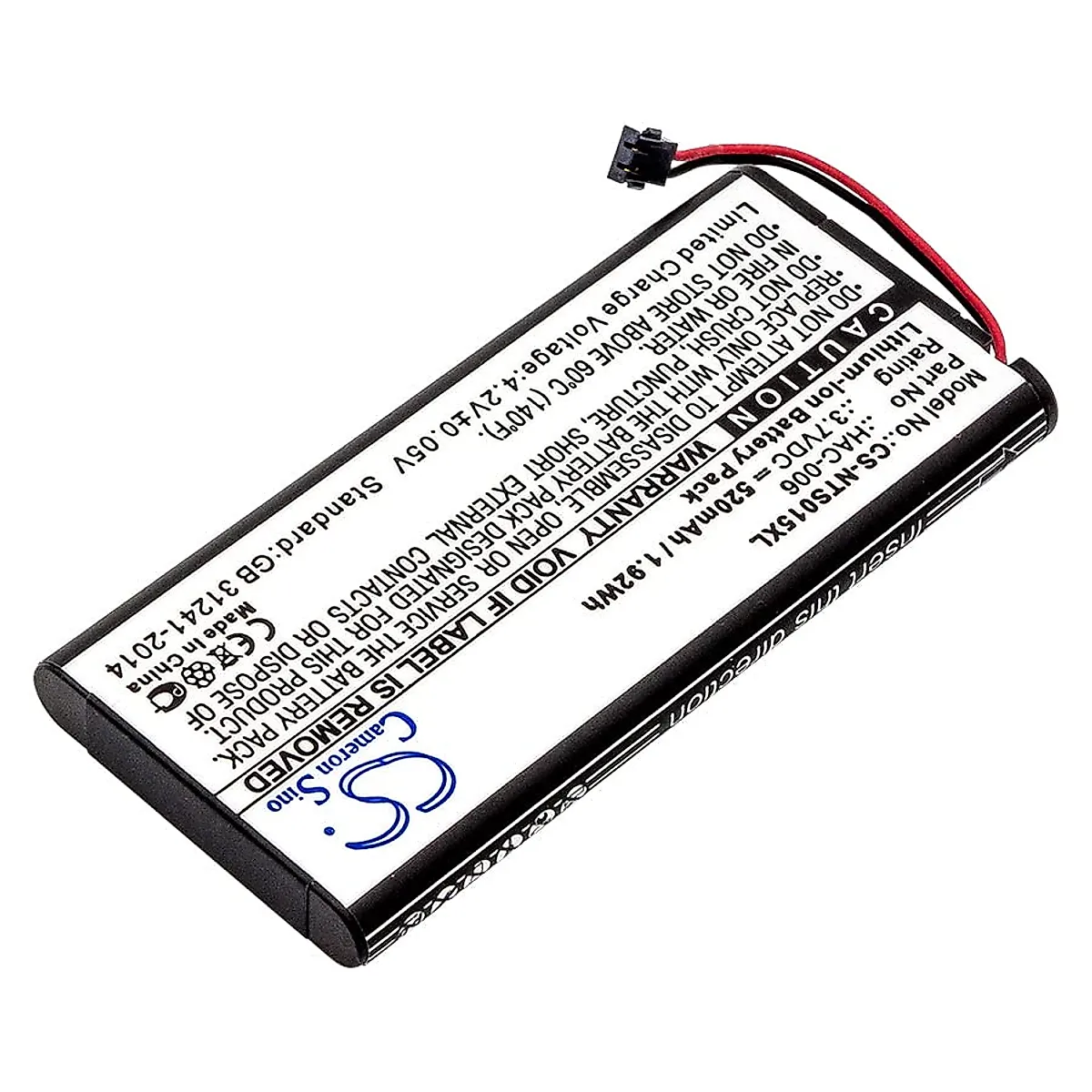 VI VINTRONS Battery for Nintendo HAC-015, HAC-016, HAC-A-JCL-C0, Switch Controller, HAC-006, HAC-BPJPA-C0,