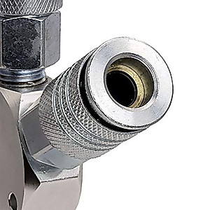 Freeman PS3WAM Steel 3-Way 1/4" Air Manifold with Universal Quick Connect Couplers