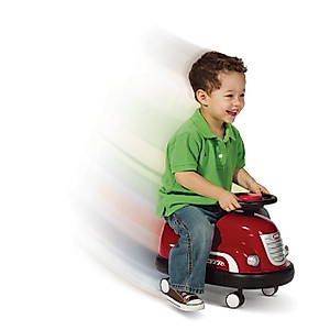 Radio Flyer Classic Bumper Car, Red Ride On Toy for Ages 1-3