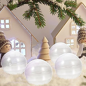 ABOOFAN Vending Machines 20pcs Gumball Vending Machine Capsules Bulk Small Round Capsules Clear Containers for, Party Favor Prize, Themed Party Favors 80mm Claw Machine Balls