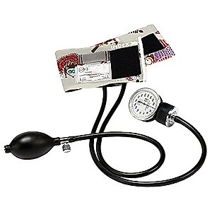 Prestige Medical 82-PED-WAC Premium Pediatric Aneroid Sphygmomanometer, Woodsy Animals Cream