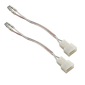 RED WOLF Door Speaker Wire Harness Replacement for Honda 1986-2019 Civic Accord Odyssey CRV Aftermarket Speaker Adapter Connector Replace Install 2 PCS