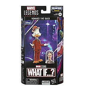 Marvel Legends Series MCU Disney Plus Howard The Duck What If Series Action Figure 6-inch Collectible Toy, 2 Accessories and 1 Build-A-Figure Part