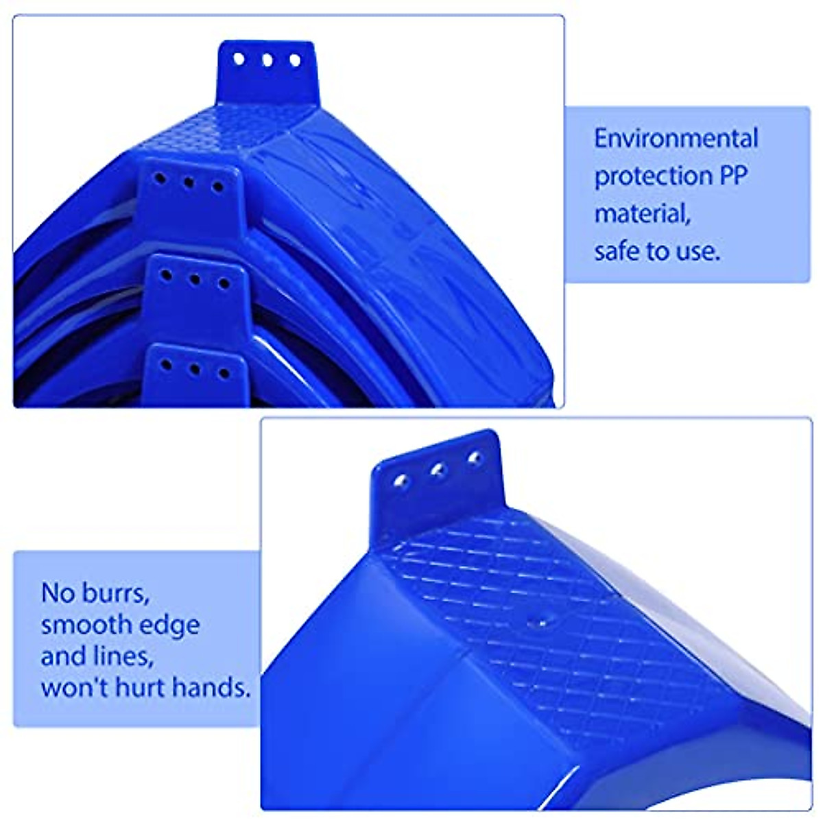 Balacoo 30Pcs Dove Rest Stand Lightweight Plastic Pigeon Perch Roost Bird Dwelling Stand Support Cage Accessories for Dove Pigeon and Other Birds Blue