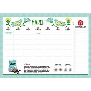 The Kitchen Companion Page-A-Week Calendar 2021