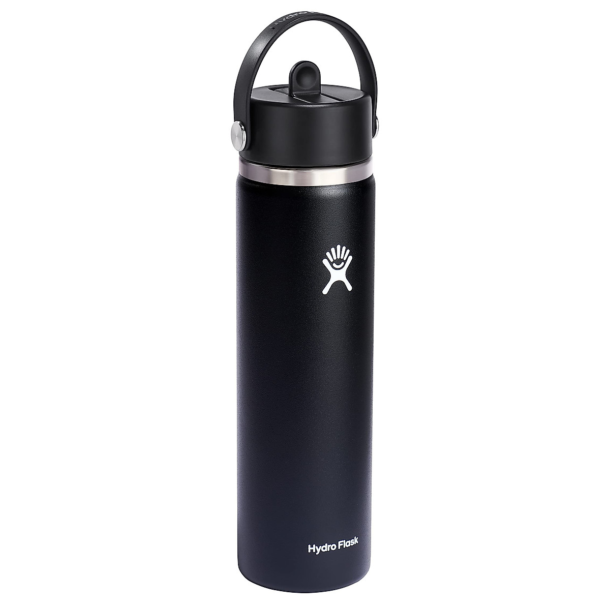 Hydro Flask 24 Oz Wide Flex Straw Cap Black