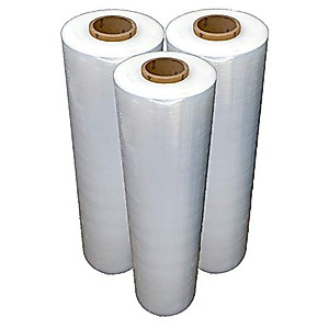 PSBM Laundry Protection Stretch Wrap Film, 2 Pack, 36 Inch x 5000 Feet, 50 Gauge, Non PVC, for Storing and Protecting Laundry