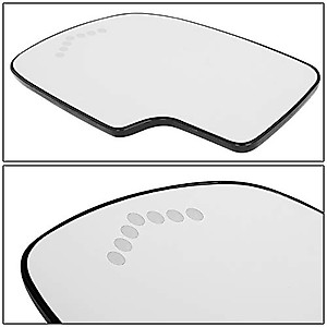 DNA MOTORING SMP-056-L Factory OE Style Left/Driver Side Door Rear View Mirror Glass w/Heater+LED Turn Signal [Compatible with 99-07 Silverado Sierra 1500 & Classic / 00-06 Suburban 1500 2500]