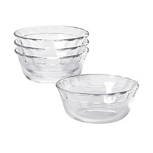 Pyrex, Clear Glass Original 10 oz Custard Cup (4 Pack)