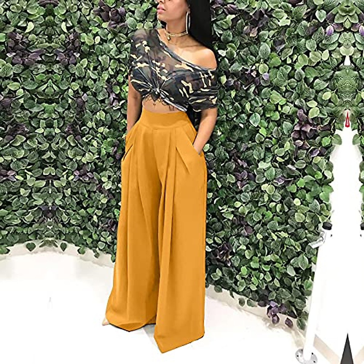 FlekmanArt Womens High Waisted Pants 2 Piece Rompers for Teens 20x Jeans Men Menswear Trousers Ladies White Trousers