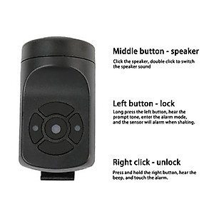 Zcargel Electric Bike Horn, 120Db Bike Horn with 4 Sound Modes Loud Electric Bicycle Bell USB Rechargeable Horn Bike Charging Horn for Mountain Bike/Road Bikes Super Loud