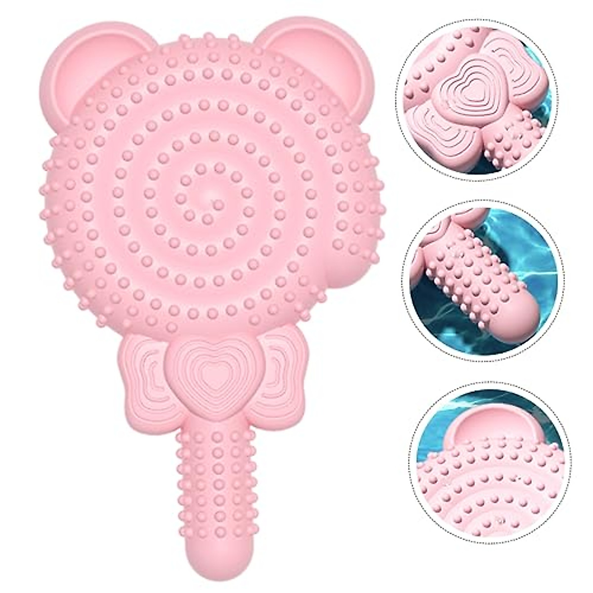 balacoo 3pcs Dog Toy Dog Bite Toys Dental Dog Chew Toys Dog Teething Toys Household Puppy Toy Portable Molar Toy Dog Teeth Cleaning Toy Compact Chewing Toy Dogman Toys The Dog TPR Lollipop