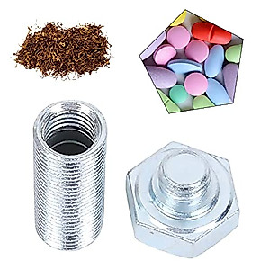 Metal Screw Storage Box Hide Storage Container For Coin Jewelry For Small Items Organize