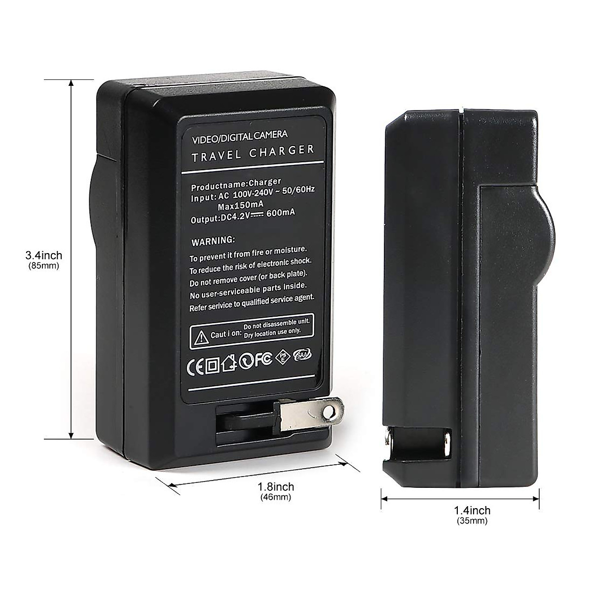 DMW-BCF10 DMC-FH20 DMC-FS15 Battery Charger DMW-BCF10E DMW-BCK7 DMW-BCK7E for Panasonic Lumix DMC-FX78, DMC-FS15, DMC-FH20, DMC-FH3, DMC-FS7, DMC-FH25, DMC-FH22, DMC-FH24, DMC-FH5