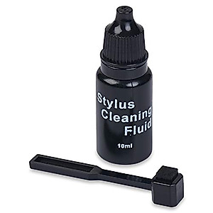 Collector Protector Vinyl Record Cleaner Kit - Includes 70’s-Style Soft Velvet Record Brush, LP Cleaning Solution, Stylus Brush & Cleaning Liquid, Microfiber Cloth & Storage Pouch