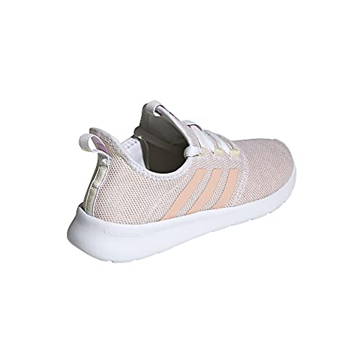 adidas Women's Casual Running Shoe, White/Vapour Pink/Wonder White, 8