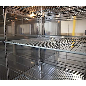 Vortex Refrigeration Freezer 1 Solid Door Commercial Stainless Steel - 23 Cu. Ft.