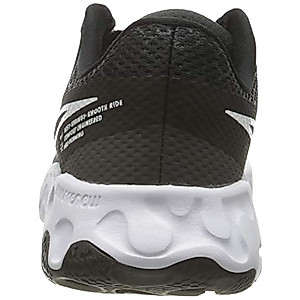 NIKE Women's Running Shoe, Black White Dk Smoke Grey, 6.5