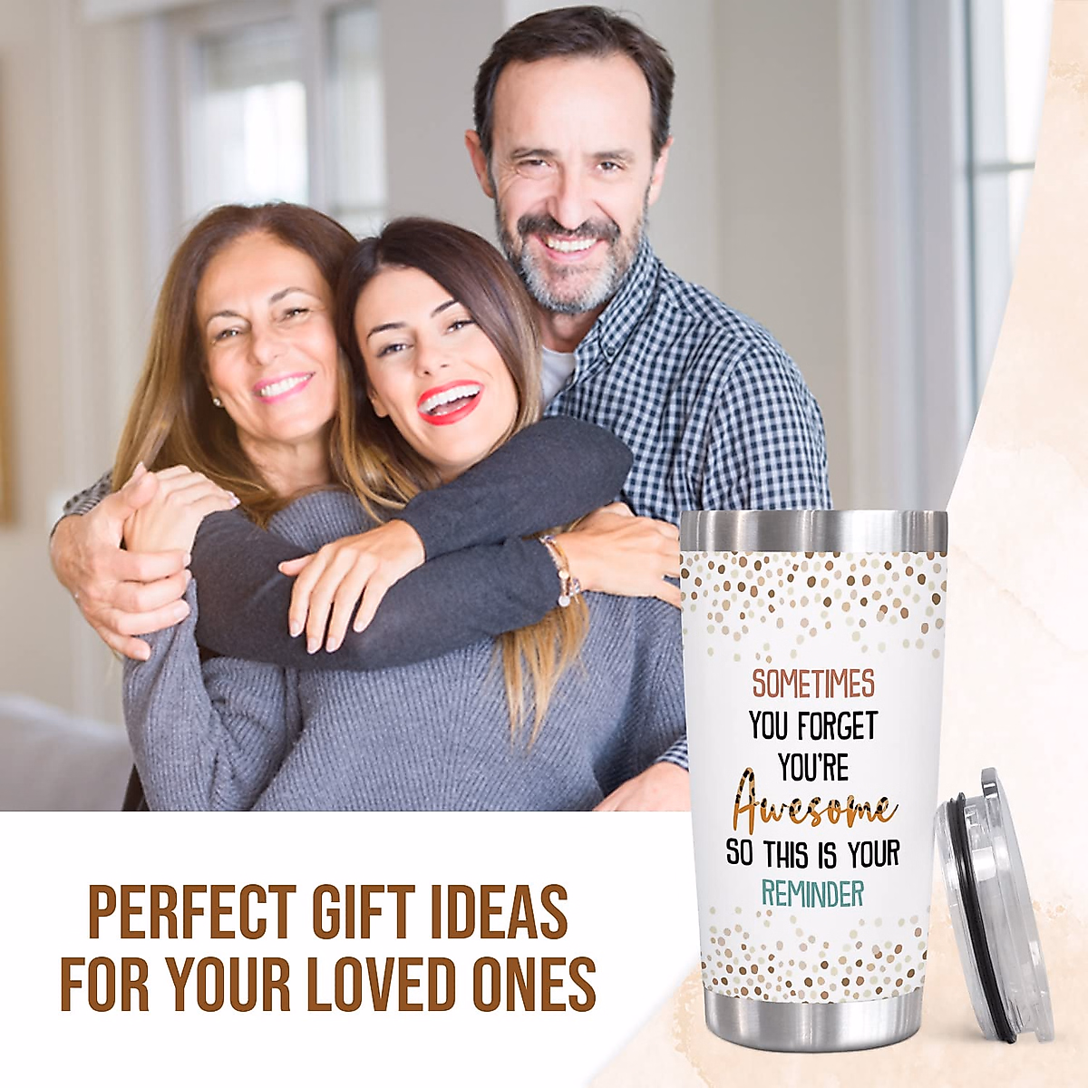 OASSIE Gifts For Women, Mom, Christmas, Mothers Day, Birthday, Valentines Gifts For Mom, Wife, Inspirational, Teacher's Day, Graduation Gifts For Women, Sisters, Friends, 20 Oz Stainless Steel Tumbler