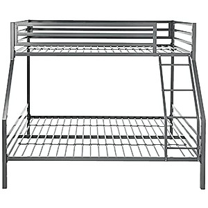 Novogratz 4146429N Maxwell Metal Bunk Bed, Twin over Full