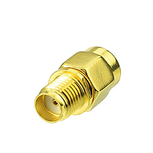 Bingfu RP-SMA Male to SMA Female Antenna Connector Adapter (2-Pack) for FPV Drone Controller WiFi Router PCIE Network Card Adapter Security Camera 4G LTE Cellular Trail Camera Game Camera