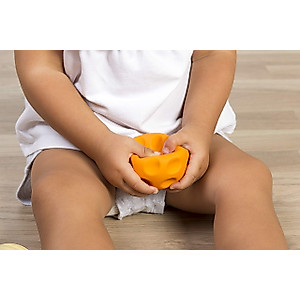 Miniland 6 Sensory Balls, Babies Birth to Toddlers Age 4, Natural Rubber Latex, Soft Teething Toys, Easy Grip Play, Textured, Colors Multi-Sensory Stimulation, Motor Skill Development