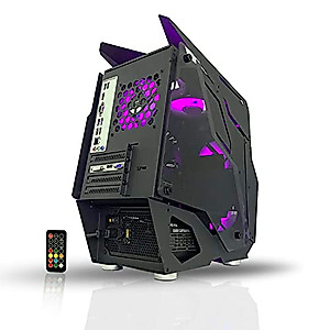 Alarco Gaming PC Desktop Computer Intel i7 3.40GHz,16GB Ram,512 GB SSD,Windows 10 pro,WiFi Ready,Video Card Nvidia GTX 750 4GB, 5 RGB Fans with Remote