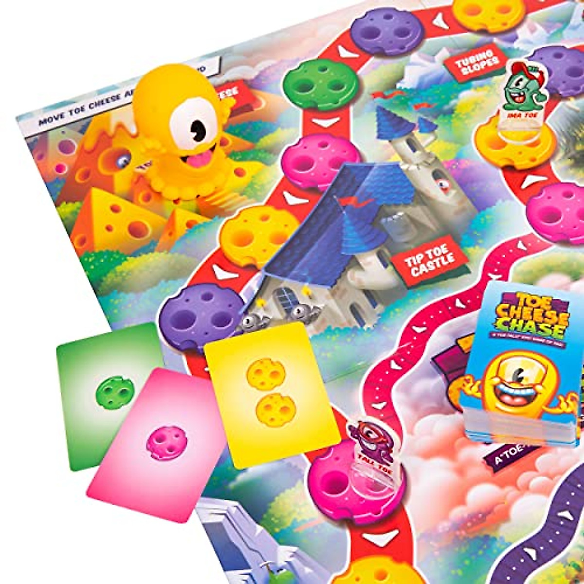 WHAT DO YOU MEME? Toe Cheese Chase - The Silly Board Game for Family Game Night