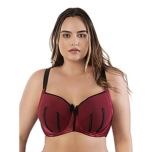 PARFAIT Charlotte 6901 Women's Full Busted and Full Figured Sexy Padded Bra-Rio Red-40F